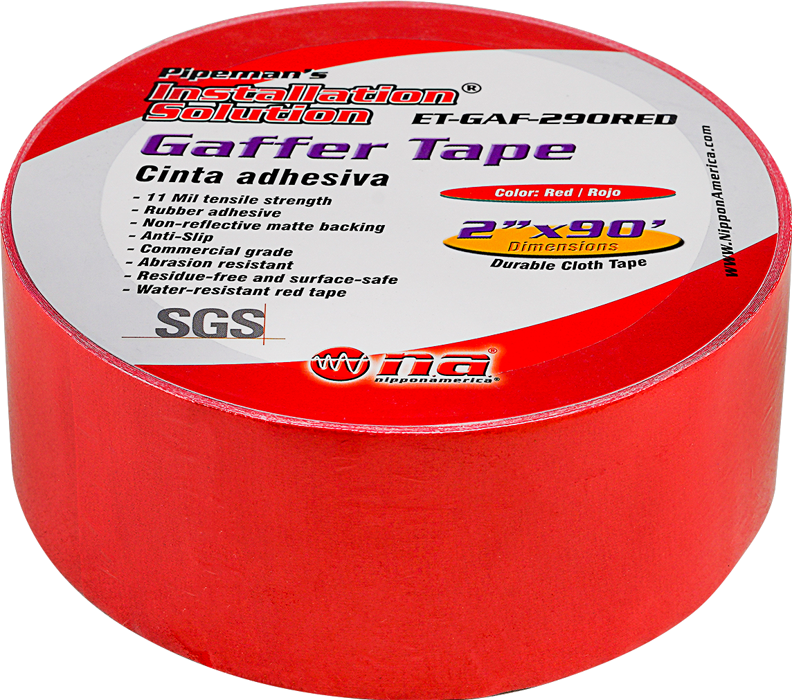 2" Red Gaffer Tape (ET-GAF-290RED) – Installation Solution