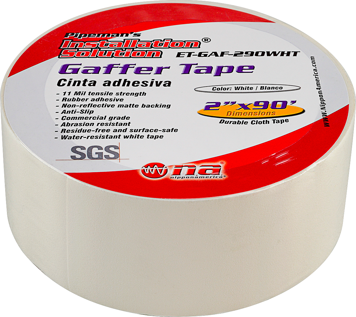 2" White Gaffer Tape (ET-GAF-290WHT) – Installation Solution